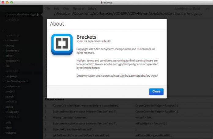Adobe crea un editor de código Open Source: Brackets | Isopixel