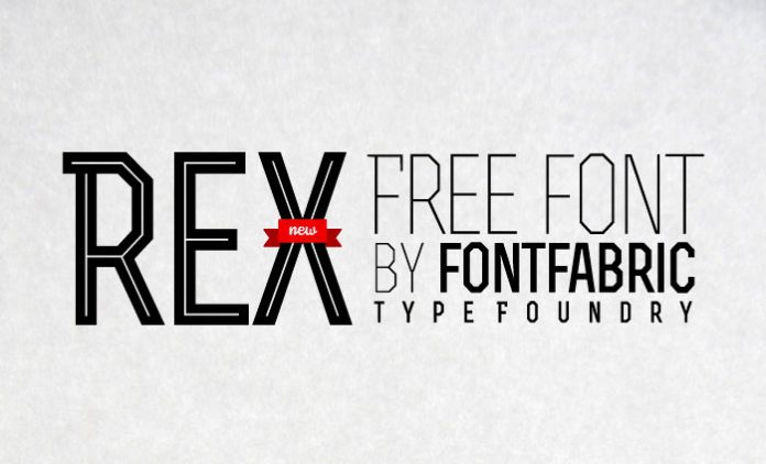 Rex Free font | Tipografía gratuita para crear hermosos títulos | Isopixel