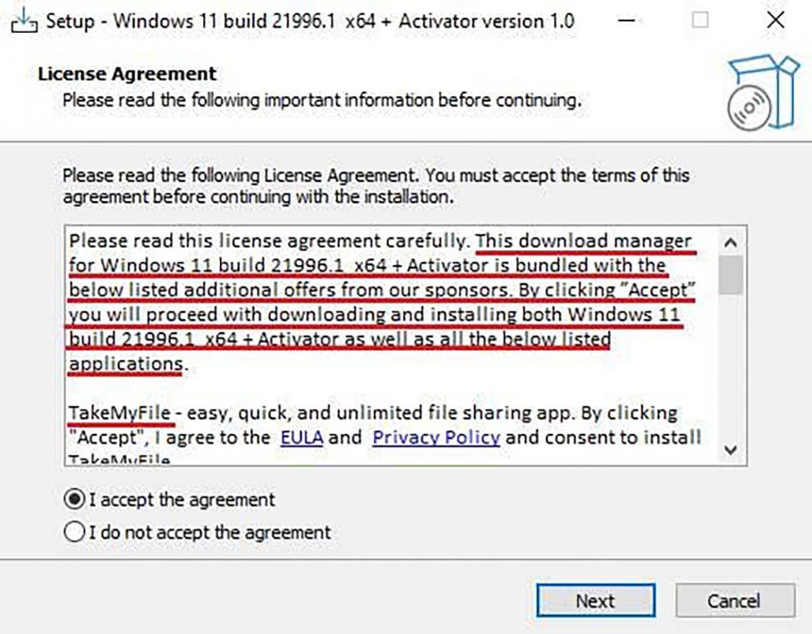 Malware se propaga bajo la apariencia de la nueva versión Windows 11