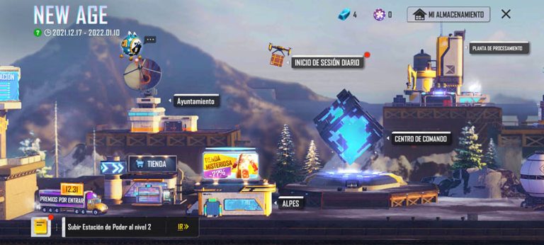 Free Fire lanzará su nuevo mapa, Alpes, para recibir el nuevo año el 1 ...