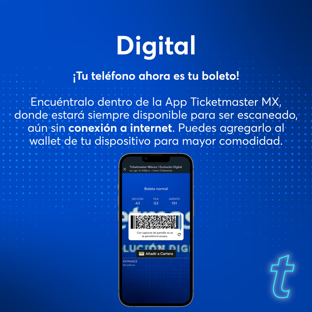 Ticketmaster México presenta el nuevo boleto digital Ticketmaster SafeTix