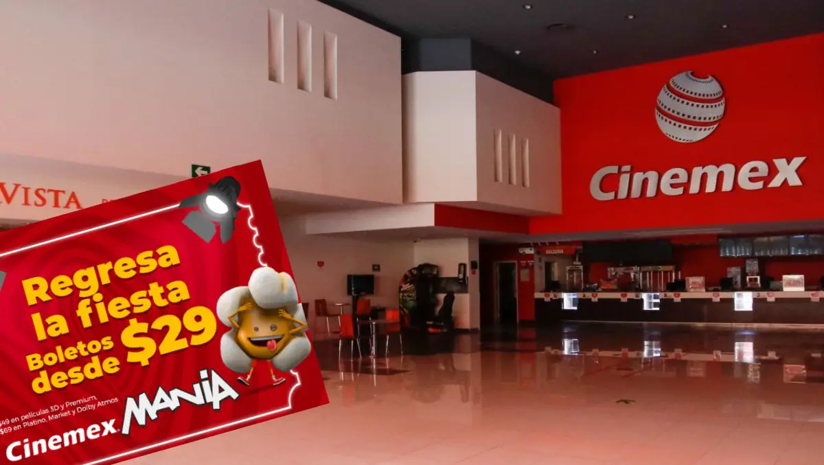 ¡Cinemexmanía vuelve! Boletos a $29 pesos, ¿te lo vas a perder?