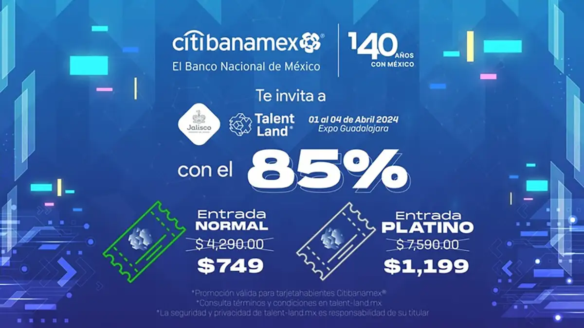 Citibanamex: Impulso al talento tecnológico en Jalisco Talent Land 2024